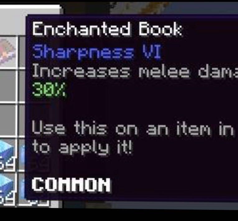 [Sharpness 6] Hypixel Skyblock Enchantment book 附魔書, 興趣及遊戲, 手作＆自家設計, 其他 ...