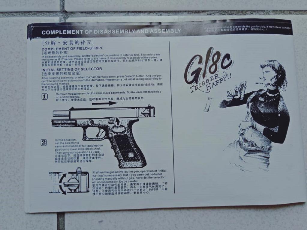 KSP Glock 18C Austria Auto BBG Type - Railed Frame - LEAK MAGAZINE on ...