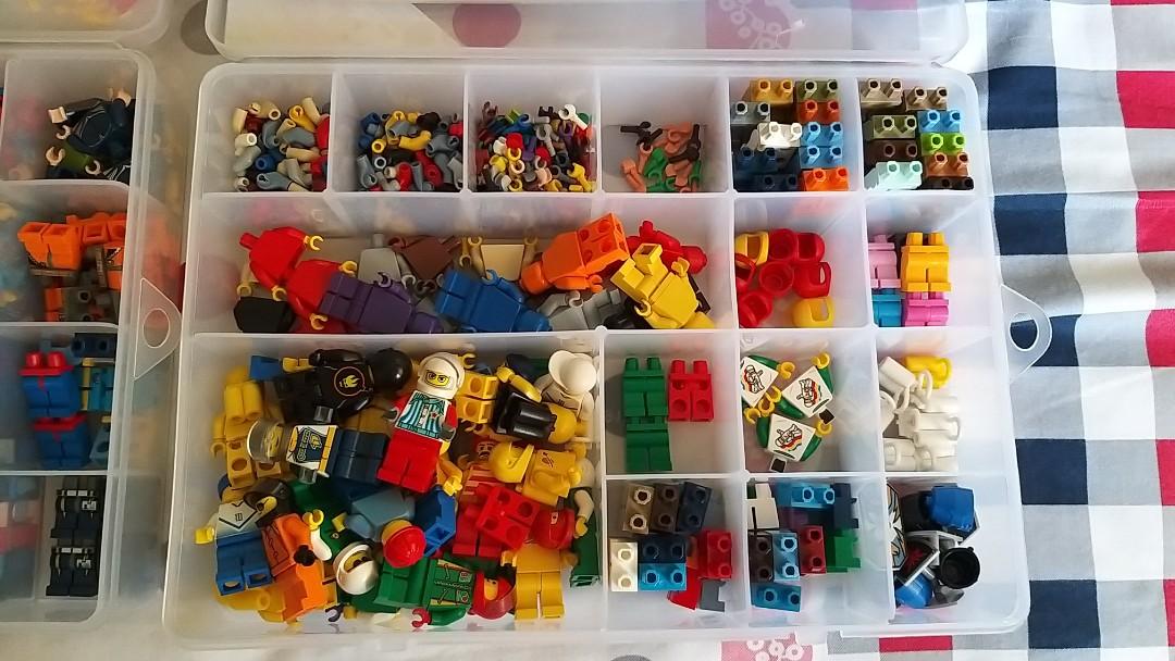 Lego minifigures, parts, heads, legs, hands, arms, headgears, Hobbies ...