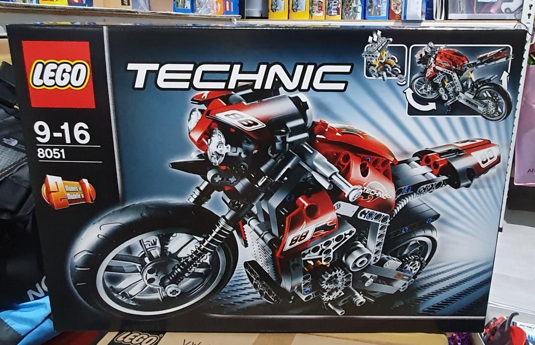 Lego Technic 8051 motorbike, Toys & Games, Bricks & Figurines on Carousell