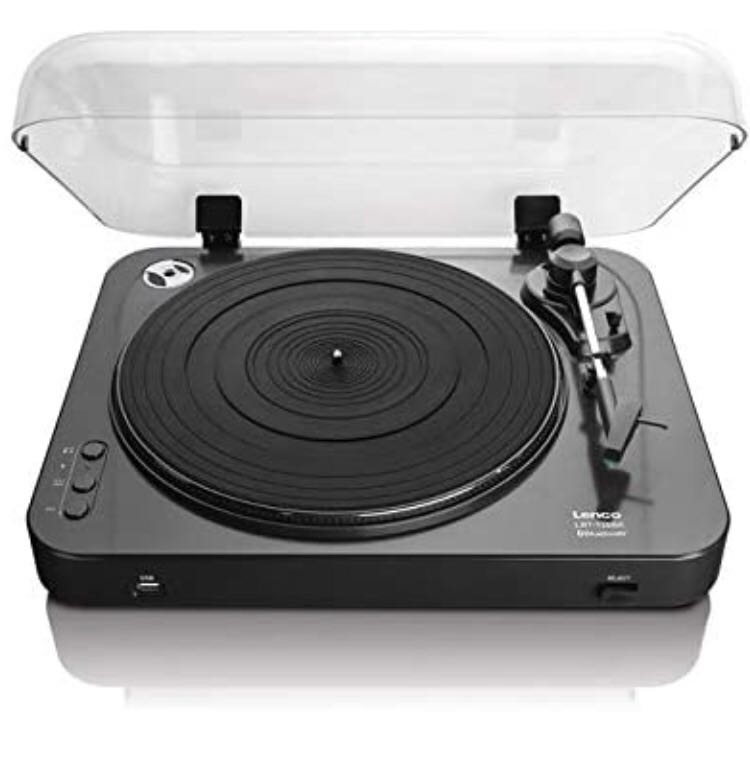 Lenco LBT-120 | 35 &45 RPM Semi-Automatic Belt Drive USB Turntable for ...