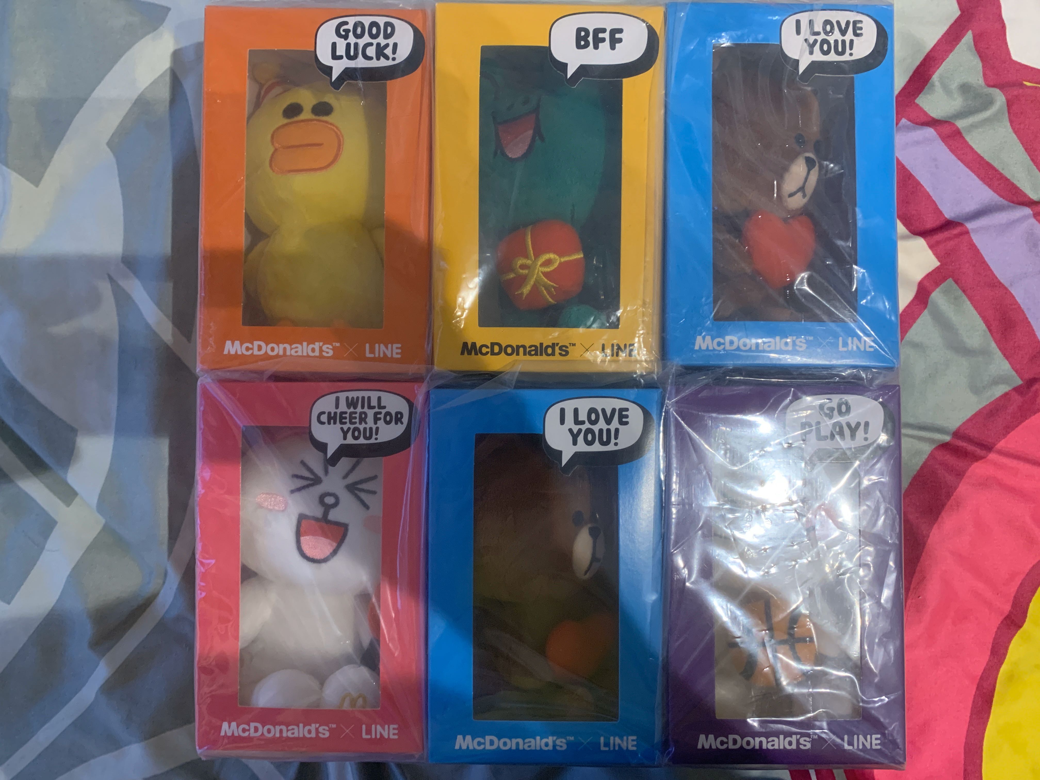 Mcdonalds Line Stuffed Animals, Hobbies & Toys, Toys & Games on Carousell