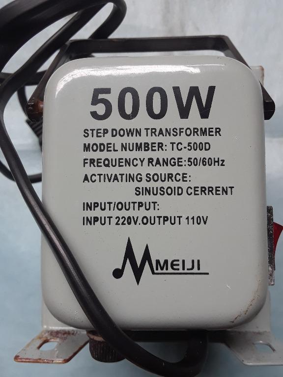Meiji Step Down Transformer , Commercial & Industrial, Construction ...