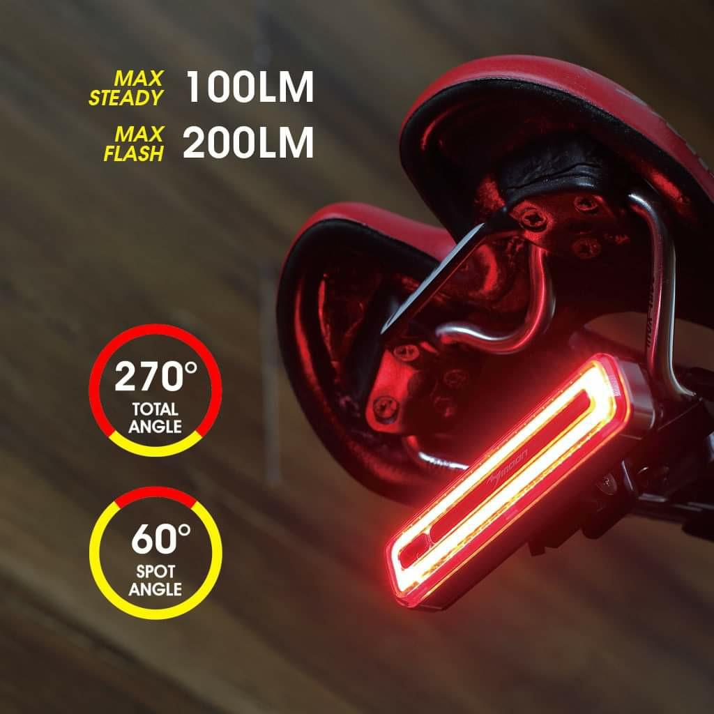 MOON Nebula Bicycle Lights (Red/White/Chameleon), Sports Equipment ...