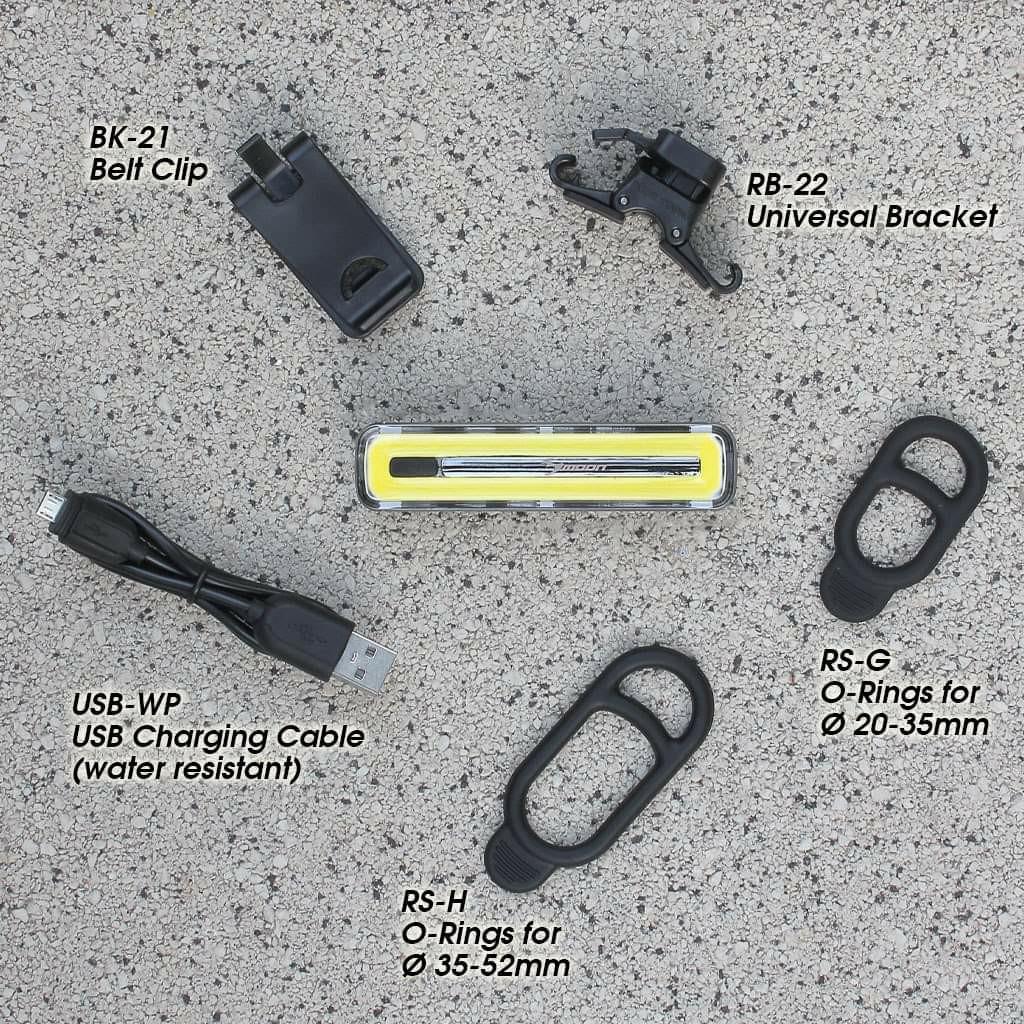 MOON Nebula Bicycle Lights (Red/White/Chameleon), Sports Equipment ...