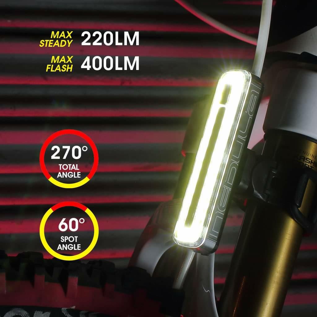 MOON Nebula Bicycle Lights (Red/White/Chameleon), Sports Equipment ...