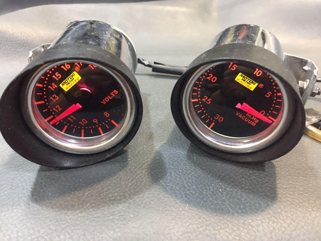 motor meter racing gauges, Car Accessories, Accessories on Carousell
