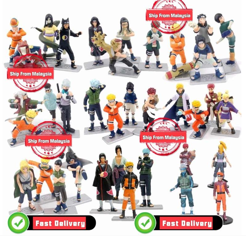 Naruto Shippuden Figure Toy Sasuke Kakashi Shikamaru Itachi Minato ...