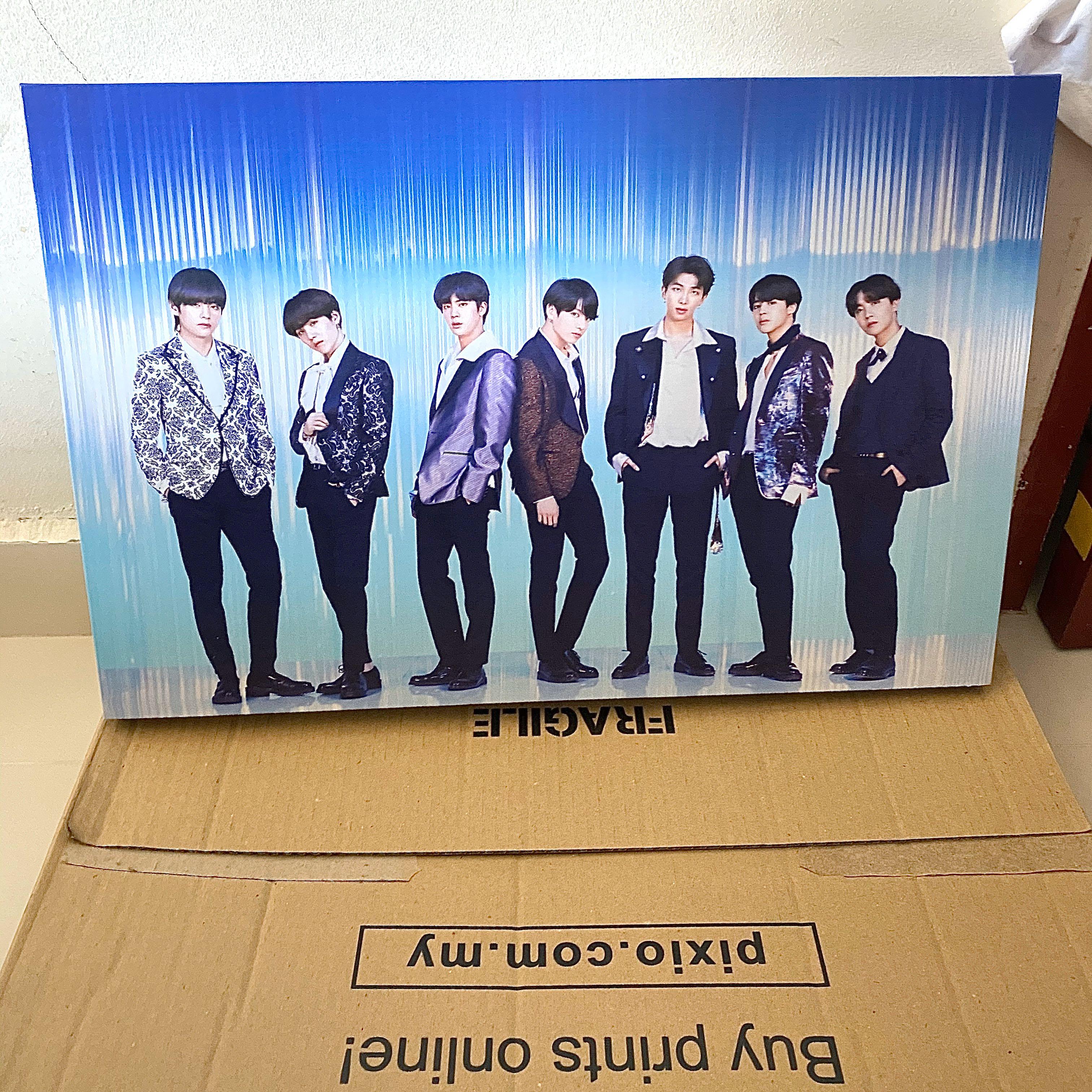 Official VT x BTS group canvas frame / board from VT Cosmetics Shop ...