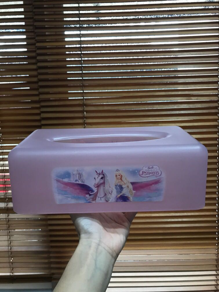 ORI Tissue Box / Tempat Tissue Barbie Magic Pegasus, Perabotan Rumah di ...