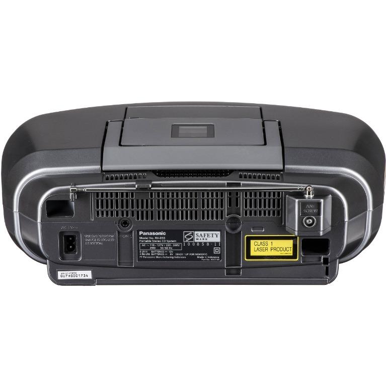 PANASONIC RX-D55 CD Radio Cassette Recorder, Audio, Portable Music ...