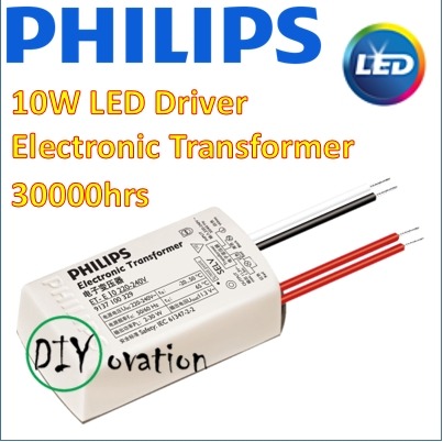 PHILIPS 10W LED Driver/ Transformer/For 12V MR16 bulb, Furniture & Home ...