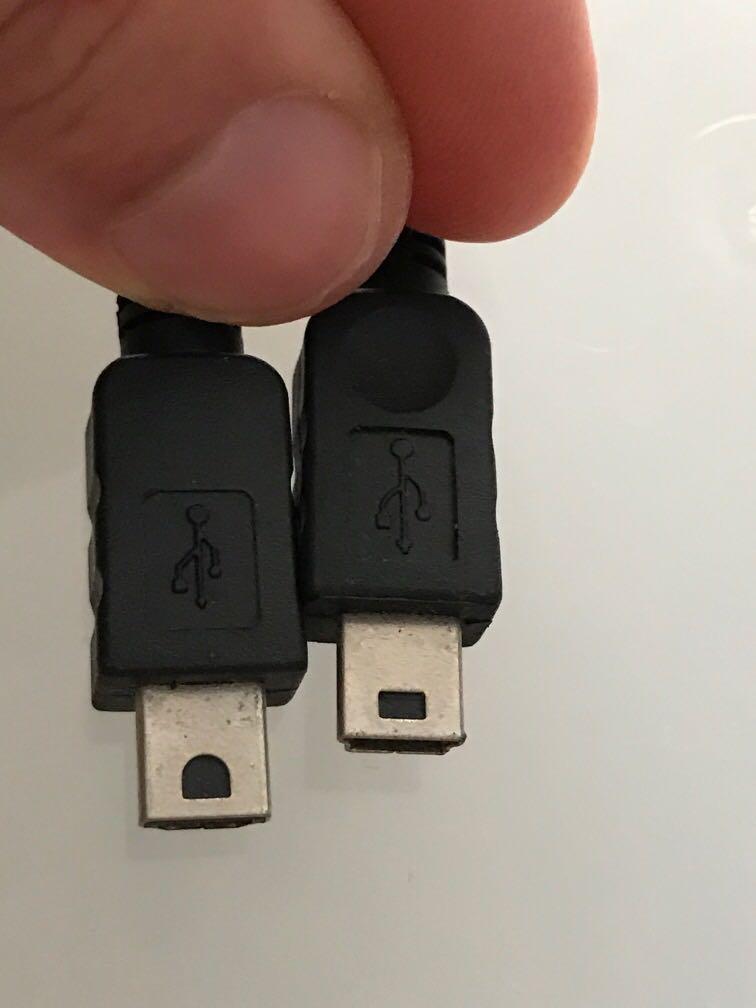 Rare High Speed USB connectors : Mini-A to Mini-B, Computers & Tech ...