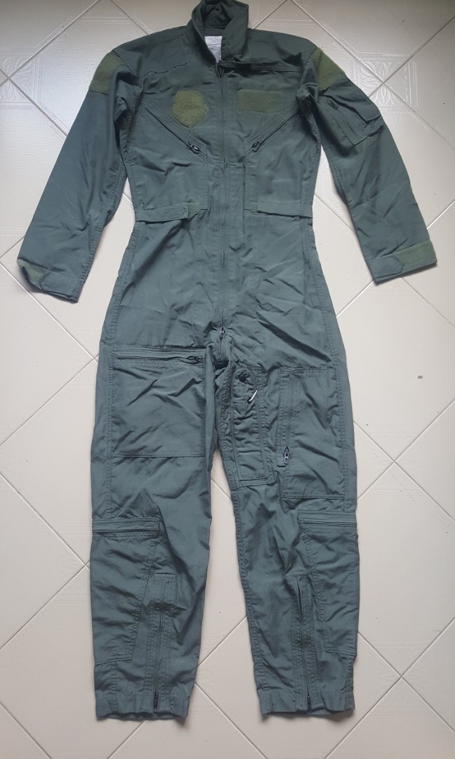 RSAF Pilot coveralls size (S), Men's Fashion, Tops & Sets, Shirts on ...