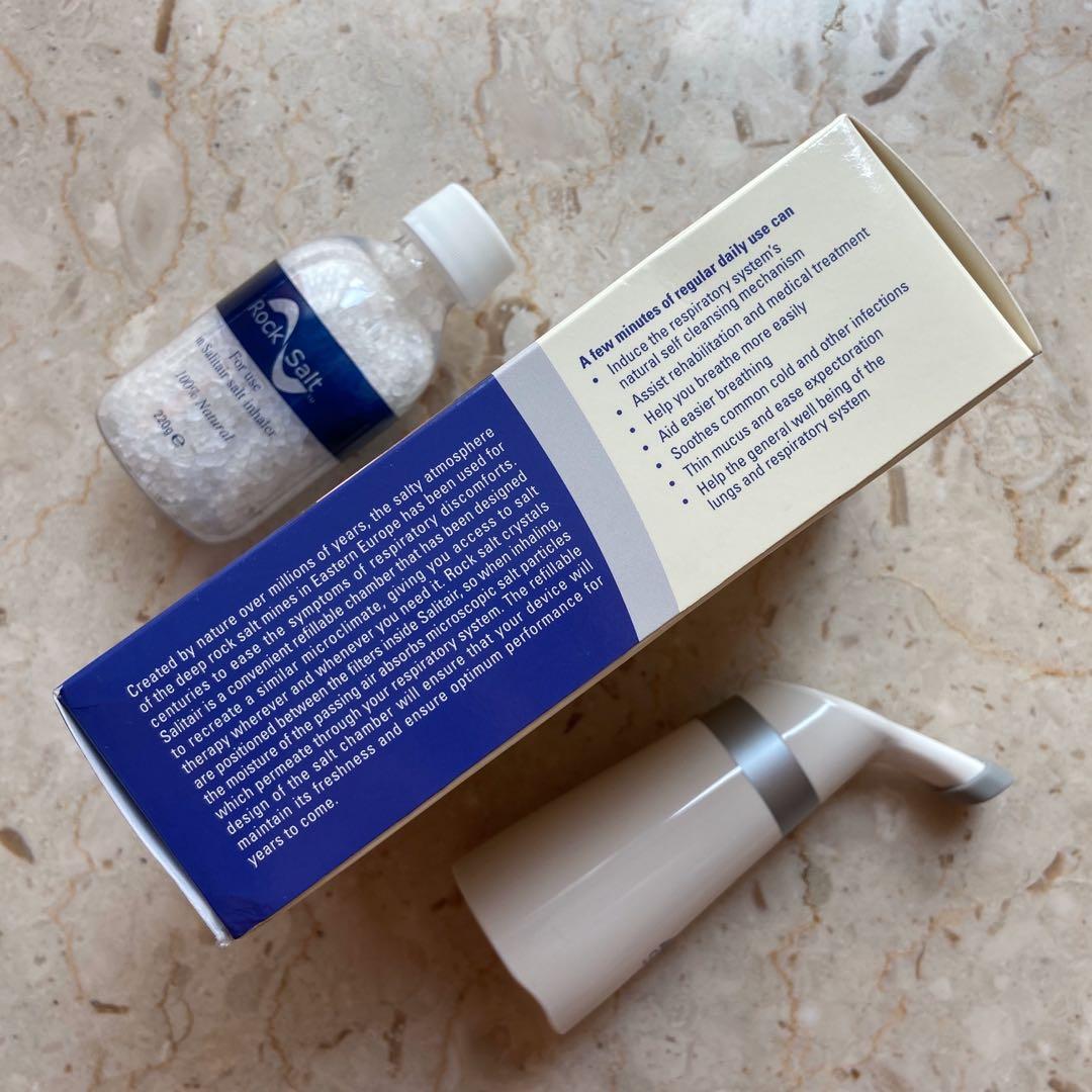 Salitair Salt Therapy Inhaler For Asthma & Allergies, Health ...