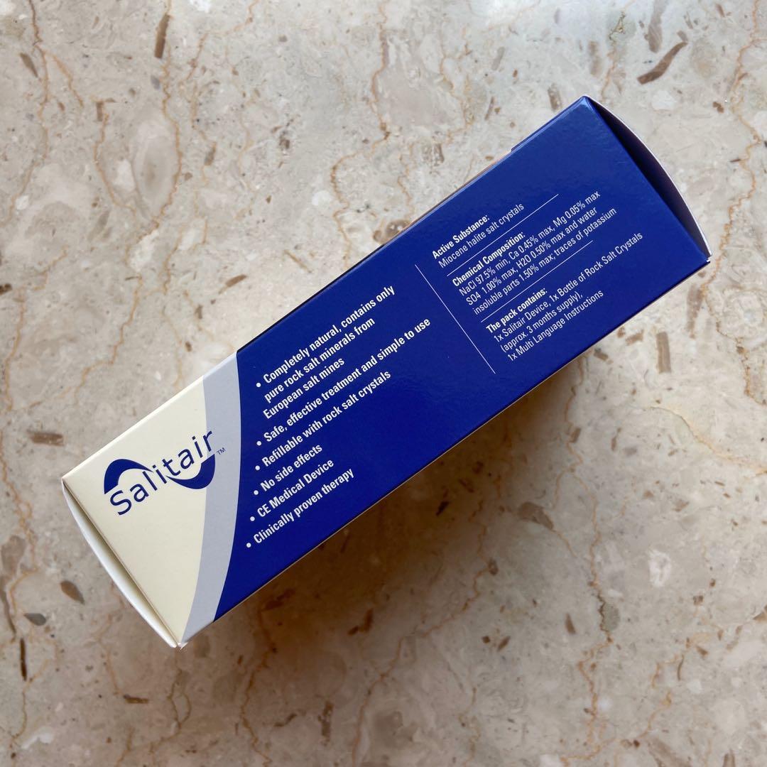 Salitair Salt Therapy Inhaler For Asthma & Allergies, Health ...