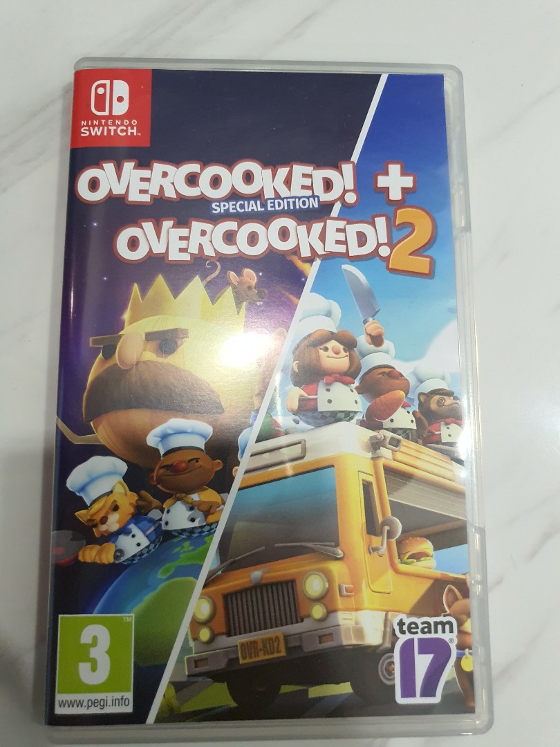 Selling my Overcooked 1 + Overcooked 2 nintendo switch game, Video ...