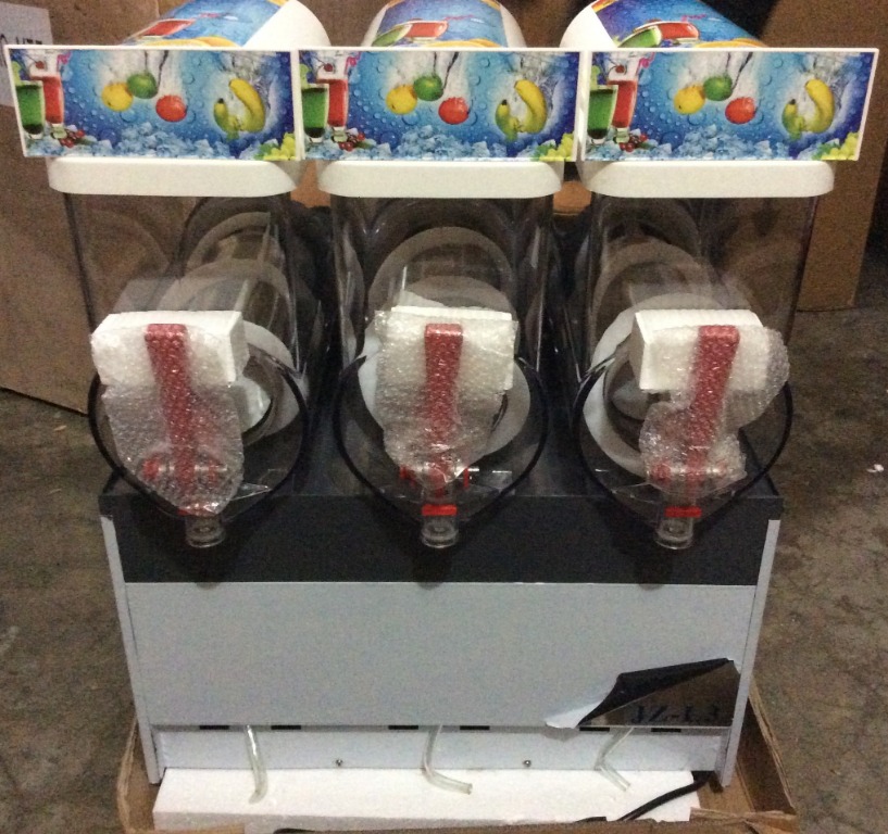 Slush machine 3 Tanks 15 Liter (Brand New) Commercial Use, TV & Home ...