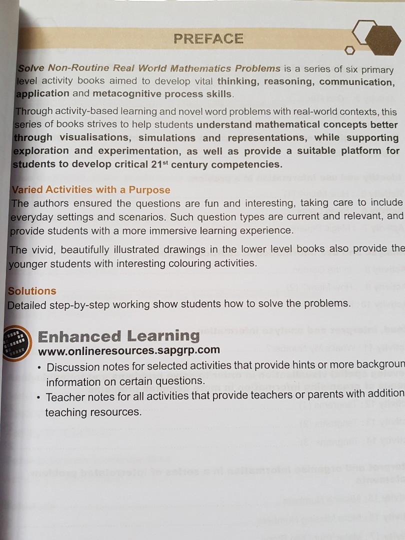 Solve non routine real world maths problem, Hobbies & Toys, Books ...