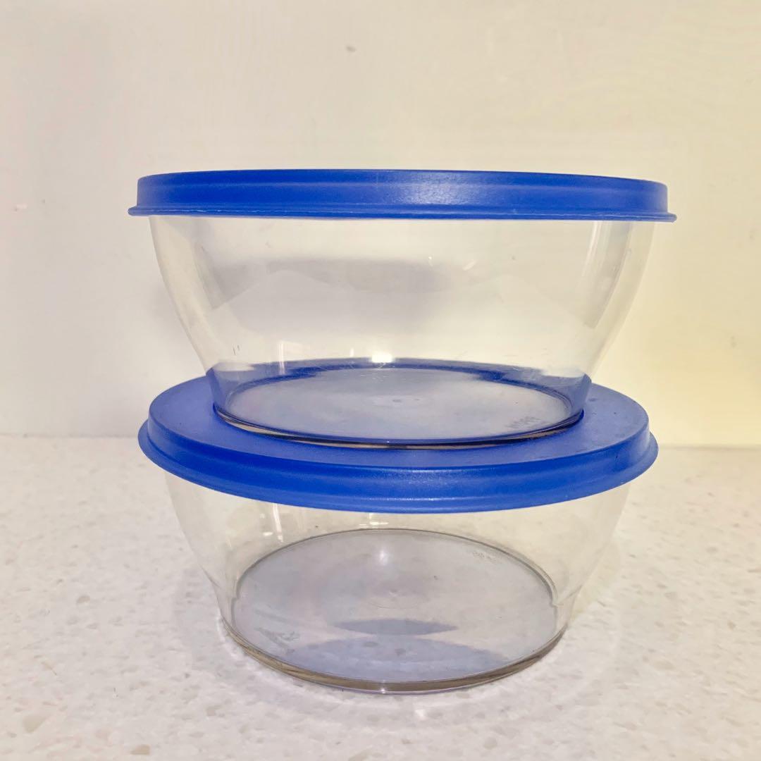 Tupperware Crystal Clear Bowl Set (4 Pcs), Furniture & Home Living ...