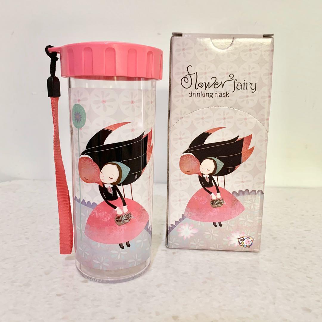 Tupperware Flower Fairy Bottle 410 ml, Furniture & Home Living ...