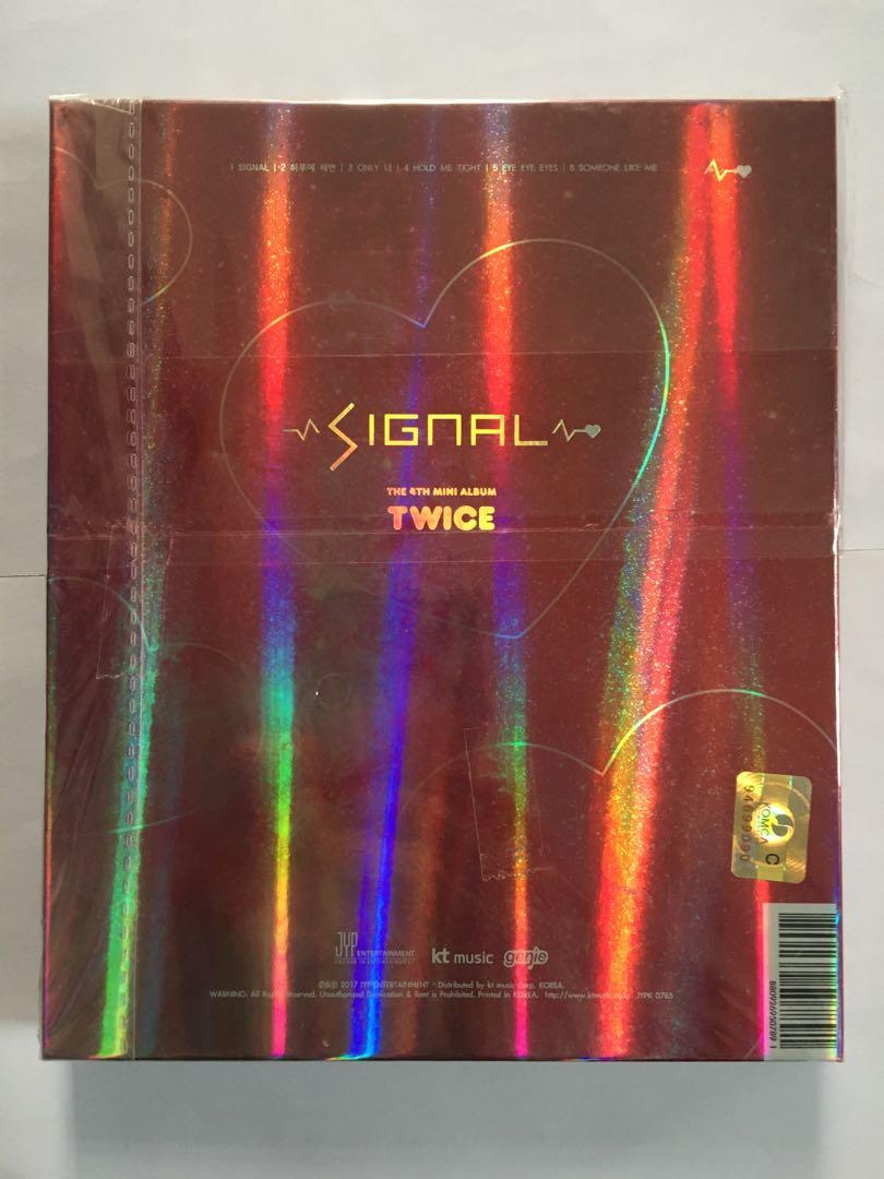 Twice signal album （red ver)全齊, 興趣及遊戲, 收藏品及紀念品, 韓流 - Carousell