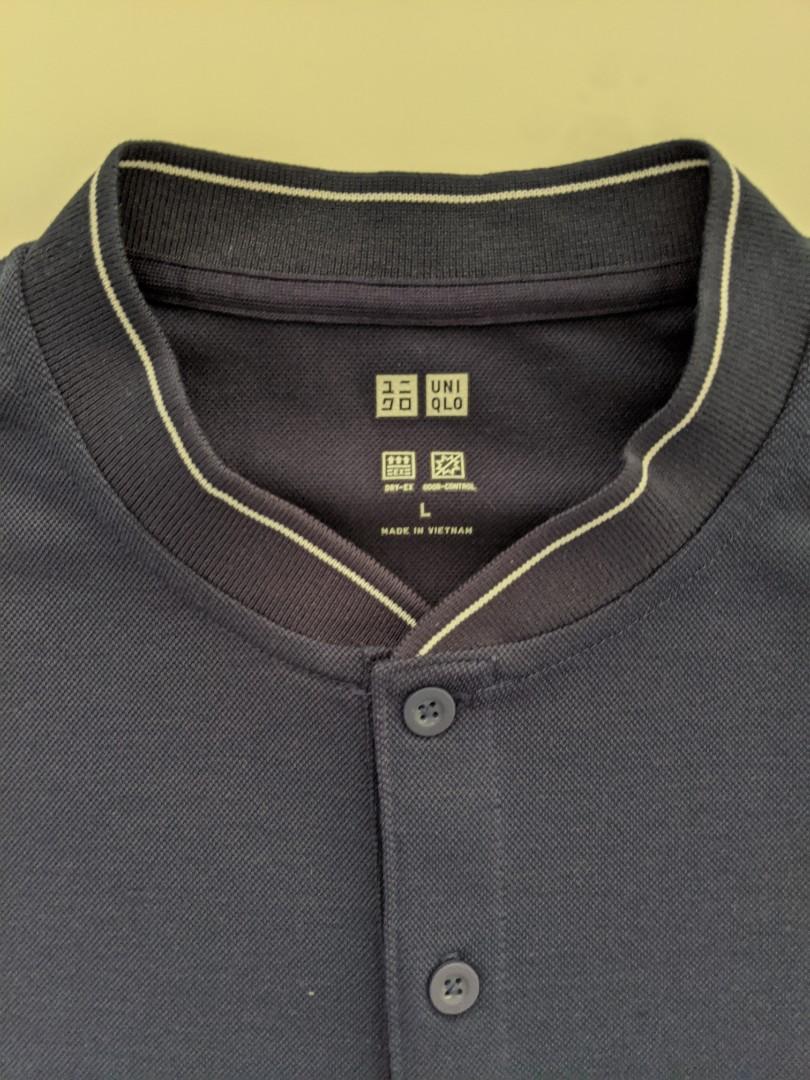 Uniqlo Chinese Collar Polo Shirt, Men's Fashion, Tops & Sets, Tshirts ...