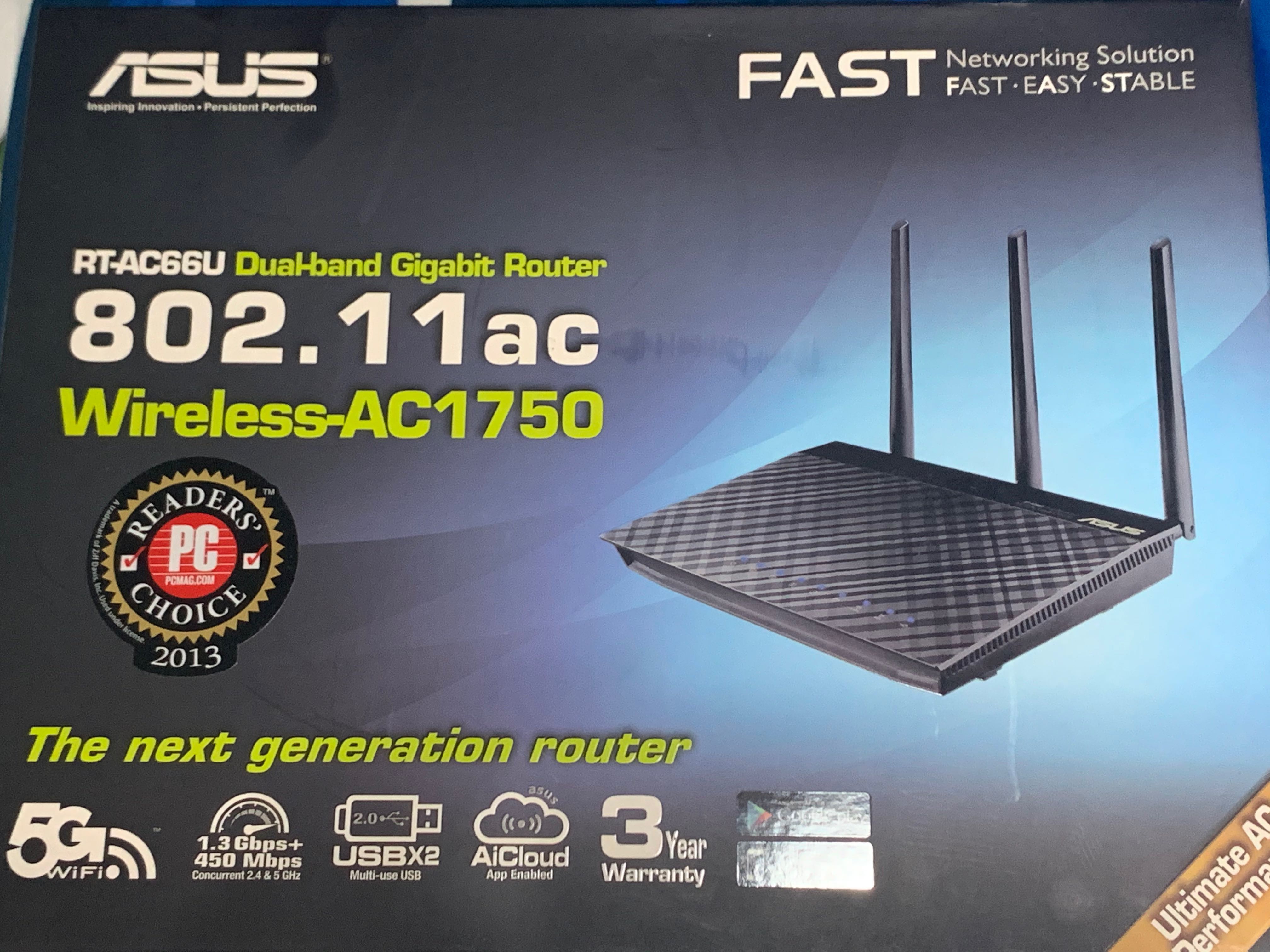 ASUS 5G Wireless Router AC1750, Computers & Tech, Parts & Accessories ...