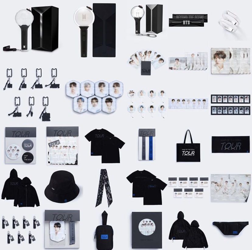 官網全款代購 BTS TOUR 防彈演唱會周邊 MAP OF THE SOUL TOUR OFFICIAL MERCHANDISE, 興趣及 ...