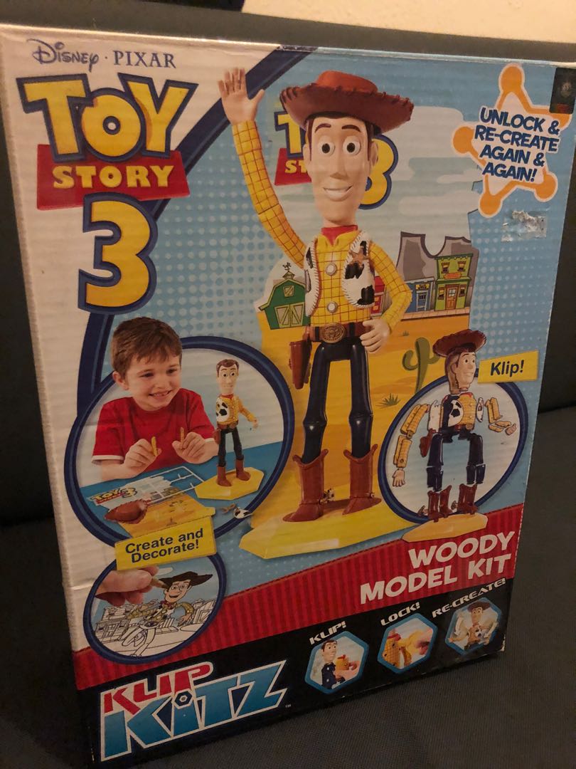 Disney Toy Story 3 Woody Model Kit 迪士尼胡迪模型, 興趣及遊戲, 玩具 & 遊戲類 - Carousell
