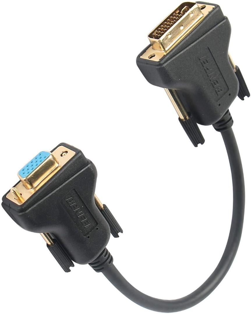 Dvi I To Vga Adapter Benfei Dvi 24 5 To Vga Male To Female Adapter