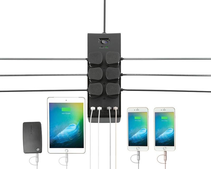 End April Promotion !!! Targus 4/6 Way Smart Surge Protector / Power ...