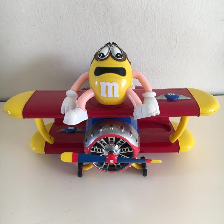 M & M's 'COLLECTORS EDITION' Barnstorming Ride Airplane Candy Dispenser ...