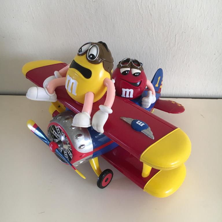 M & M's 'COLLECTORS EDITION' Barnstorming Ride Airplane Candy Dispenser ...