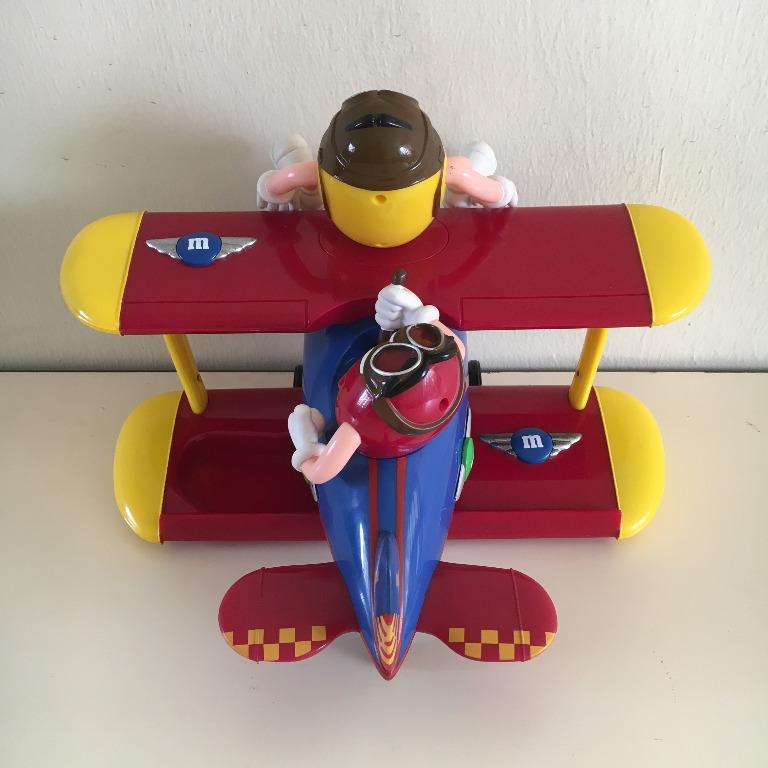 M & M's 'COLLECTORS EDITION' Barnstorming Ride Airplane Candy Dispenser ...