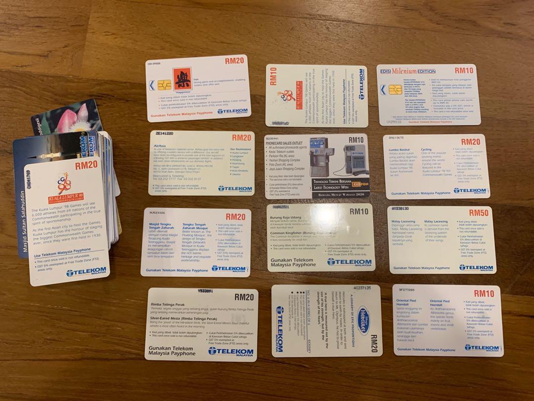 Malaysian Phone Cards Collection 53 Pieces, Hobbies & Toys, Toys ...