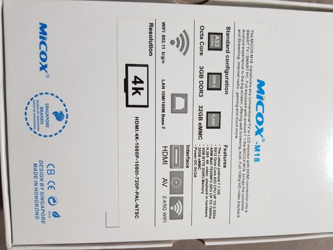 Media Player (Micox-M18), TV & Home Appliances, TV & Entertainment, Blu ...