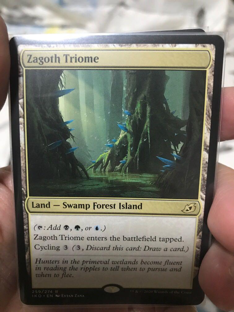 Mtg ikoria zagoth triome, Hobbies & Toys, Toys & Games on Carousell