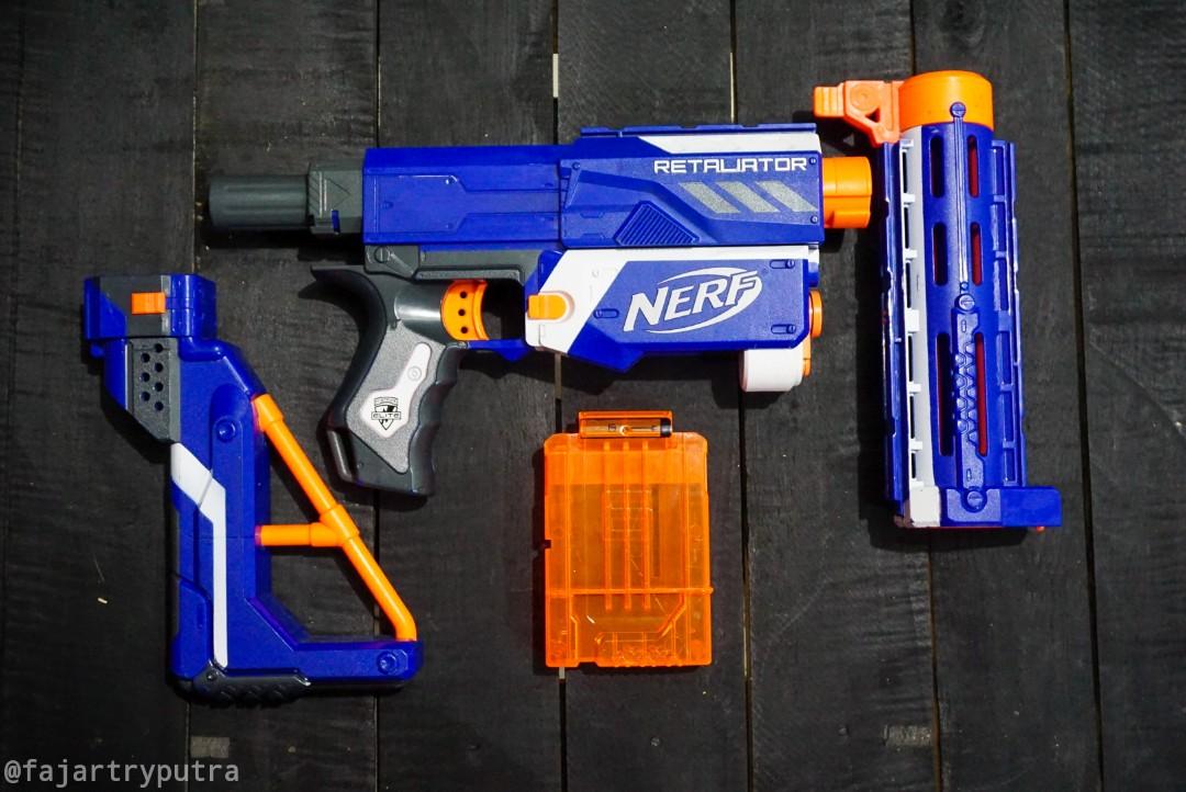 Nerf retaliator, Toys & Collectibles, Mainan di Carousell