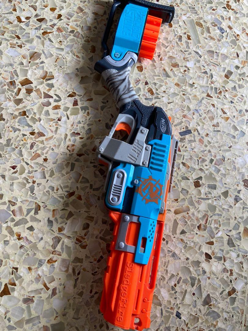 Nerf sledgefire, Hobbies & Toys, Toys & Games on Carousell