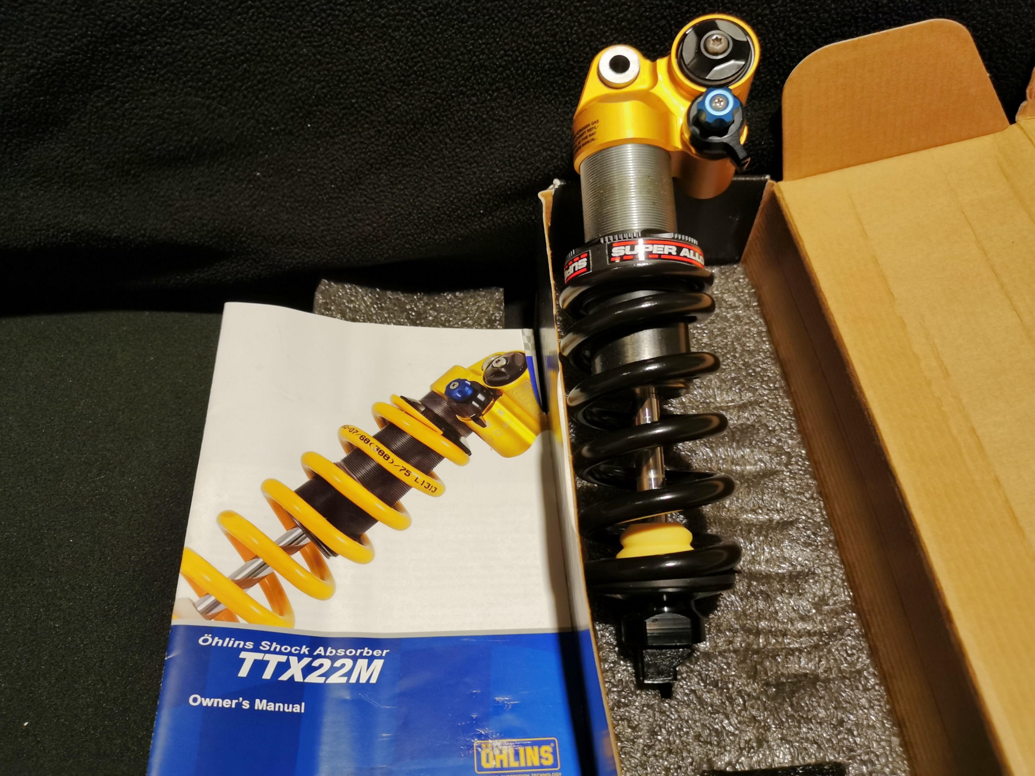 OHLINS TTX22M **(SPECIALIZED MTB)** WITH SUPER ALLOY RACING COIL REAR ...