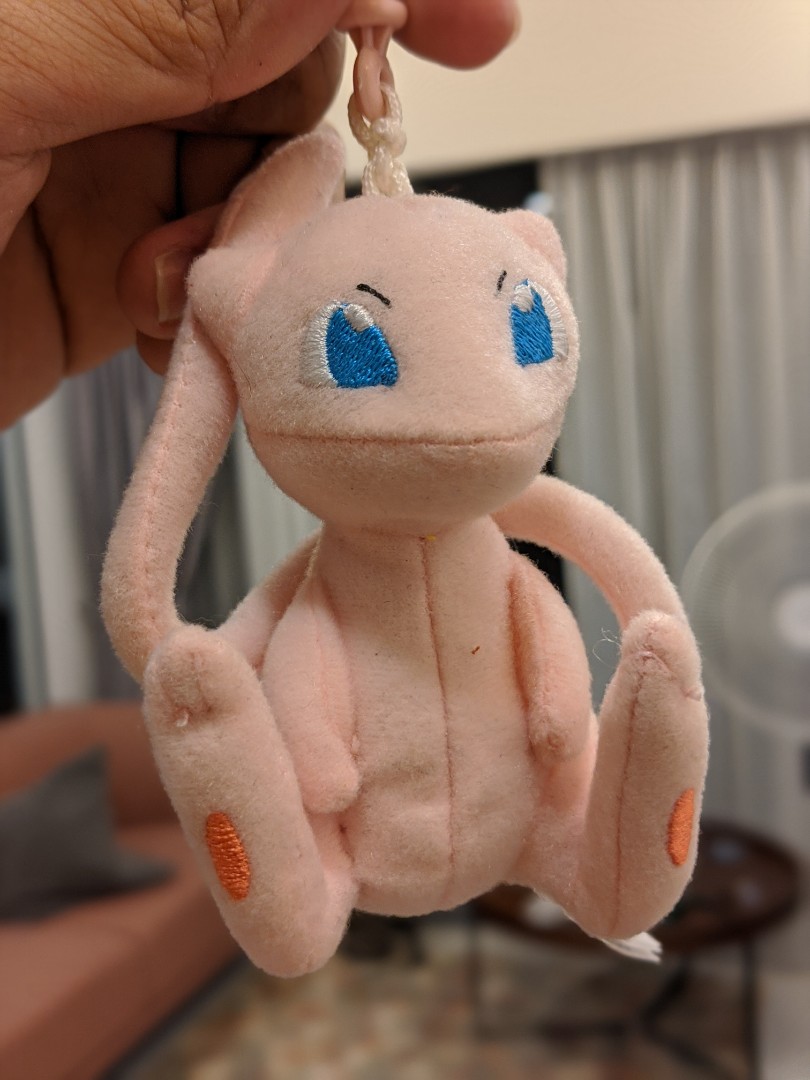 Original Mew Pokemon keychain, Hobbies & Toys, Toys & Games on Carousell