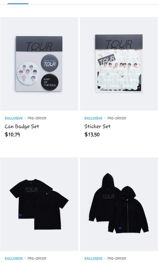 [PO/HTB] BTS MOTS Tour Merch, Hobbies & Toys, Memorabilia ...