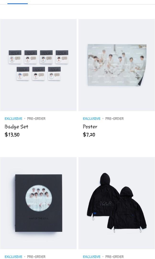 [PO/HTB] BTS MOTS Tour Merch, Hobbies & Toys, Memorabilia ...