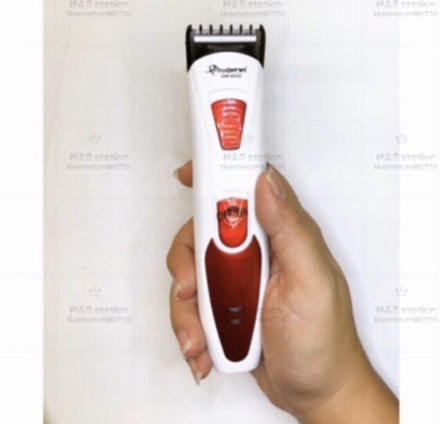Today Shipment & Ready stock - PROGEMEI/GEEMY/GEMEI GM-6002 rechargeable Hair clipper, Beauty ...