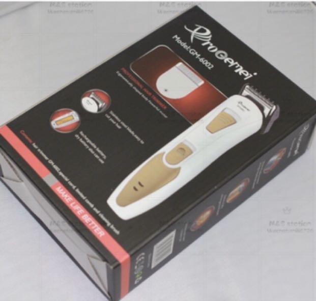 Today Shipment & Ready stock - PROGEMEI/GEEMY/GEMEI GM-6002 rechargeable Hair clipper, Beauty ...