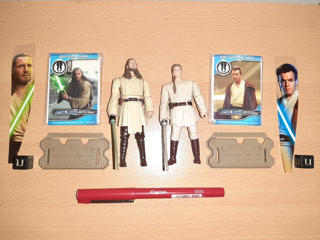 Star Wars Movie Heroes - Gui-Gon Jinn & Obi-Wan Kenobi, Hobbies & Toys ...
