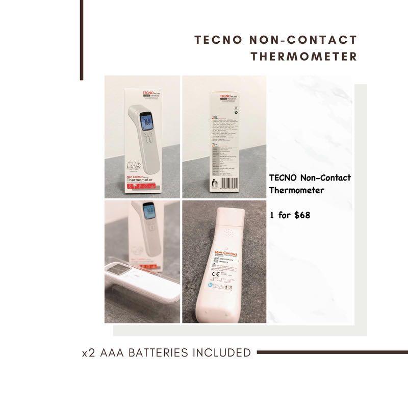 TECNO Non-Contact Infrared Thermometer, Health & Nutrition ...