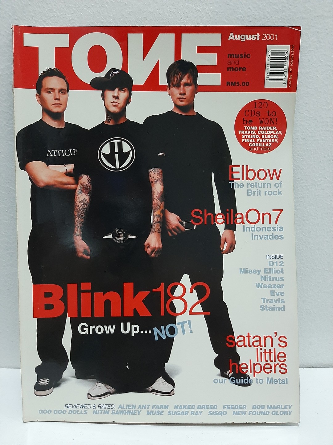 Tone magazine BLINK 182 cover, Hobbies & Toys, Books & Magazines ...