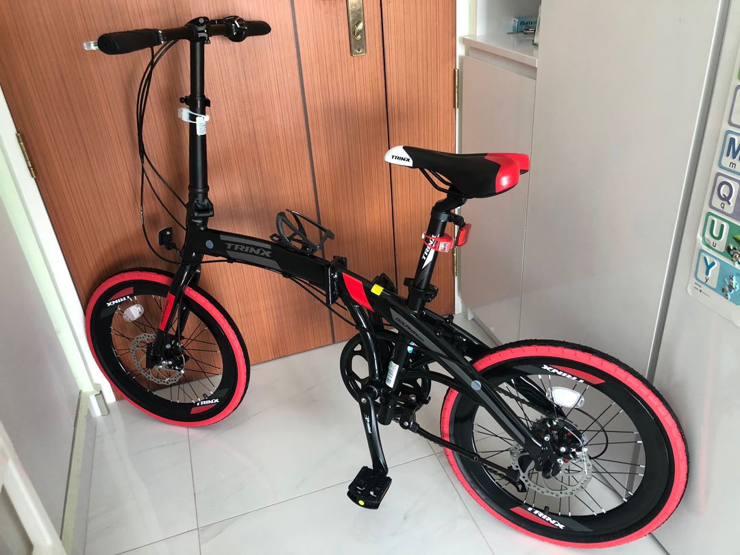 Trinx Dolphin 2.0 Foldable Bicycle, Sports Equipment, Bicycles & Parts ...